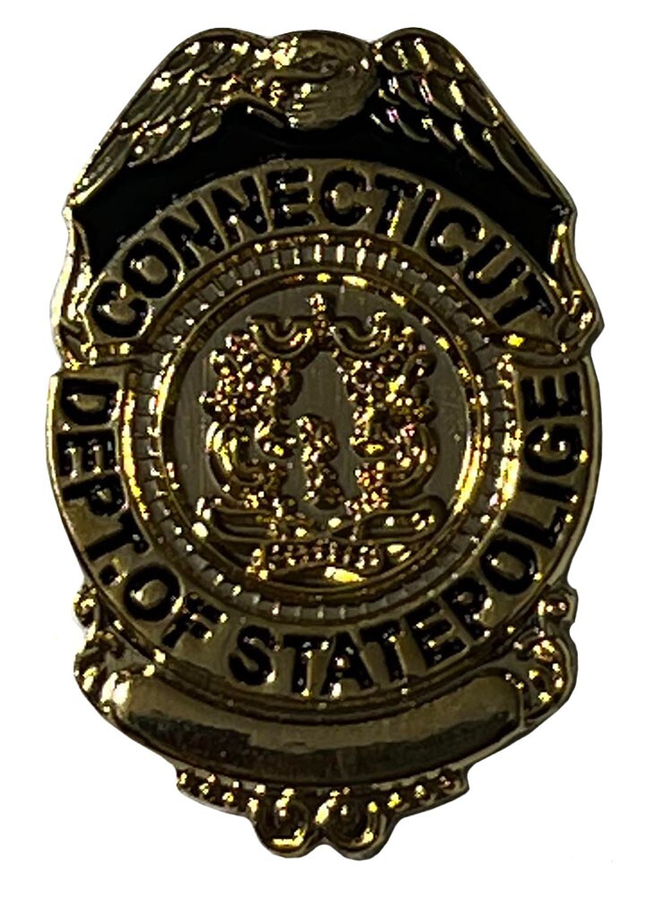 Lot of 50 Connecticut Dept. Of State Patrol Badge Hat Cap Lapel Pin PO ...
