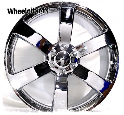 20" chrome OE 5243 replica SS wheels fits GMC Envoy 2002 2009 6x127 +45 ...