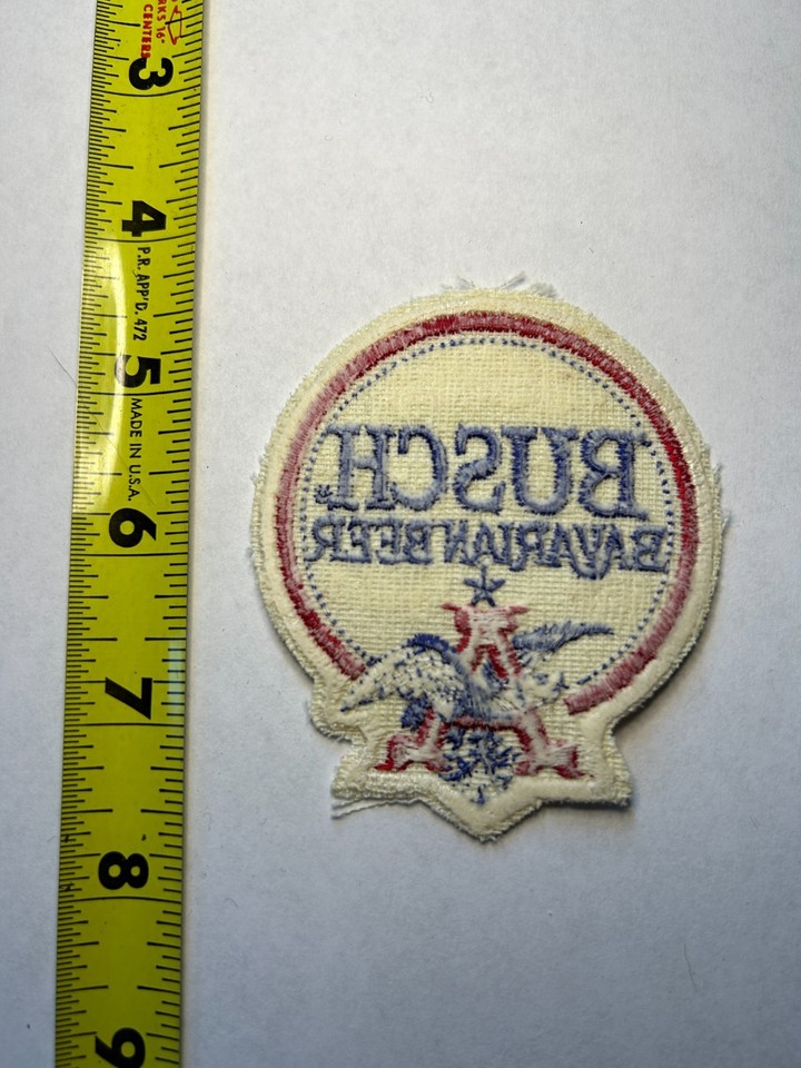 Vintage Busch Bavarian Beer Patch – Anheuser Busch Logo Eagle | eBay