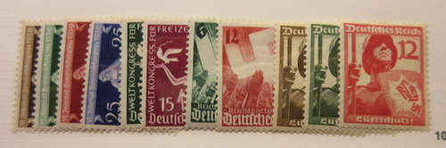 GERMANY, Scott: 473-6, 477-8, 479-80, 481-3, MINT HINGED, Lot26, Cat $9 ...