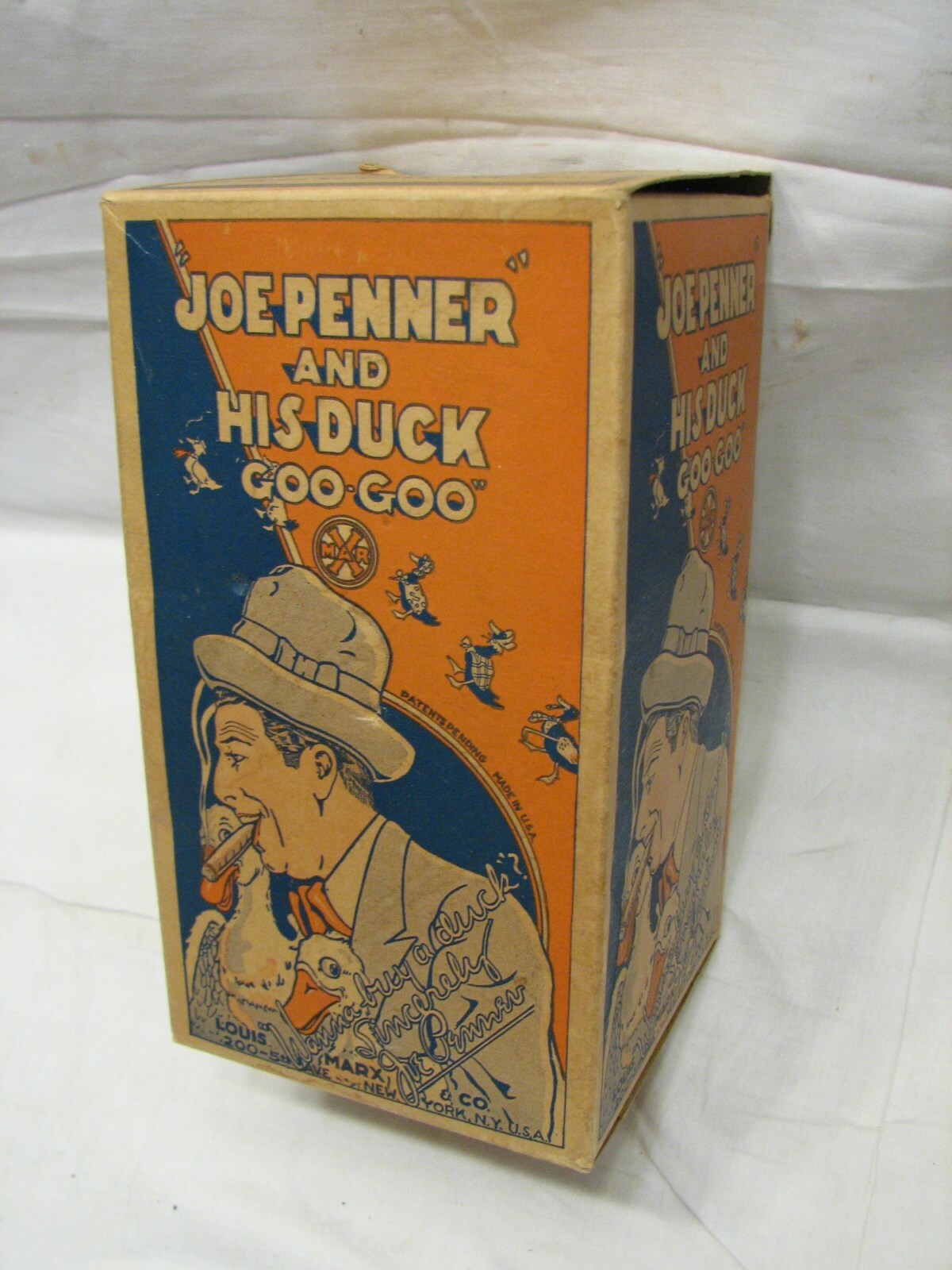 Early 1930s Marx Joe Penner Goo-Goo Duck Tin Litho Wind-Up Toy w/Rare ...