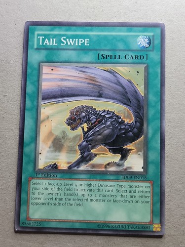 Tail Swipe - SD09-EN018 - 1st Edition - YuGiOh-LP | eBay