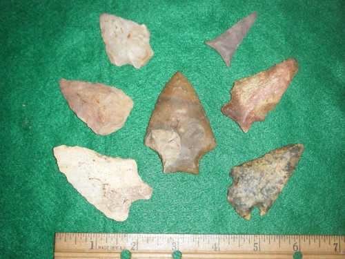 LOT OF 7 INDIAN ARROWHEADS FROM Tallahassee. FL. | eBay