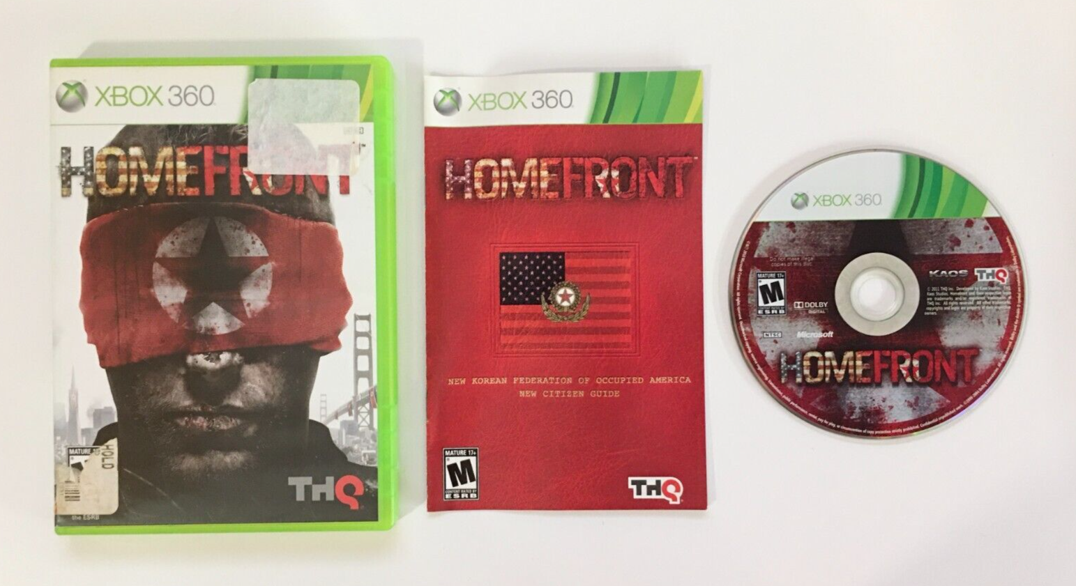 Homefront (Microsoft Xbox 360, 2011) THQ - CIB Complete - US Seller | eBay