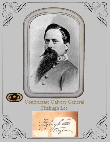 Civil War Confederate Calvary General Fitzhugh Lee Photograph ...