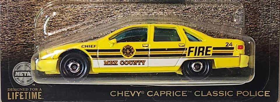 2023 Matchbox MBX County Rescue Chevy Caprice Classic Police Chief Fire ...