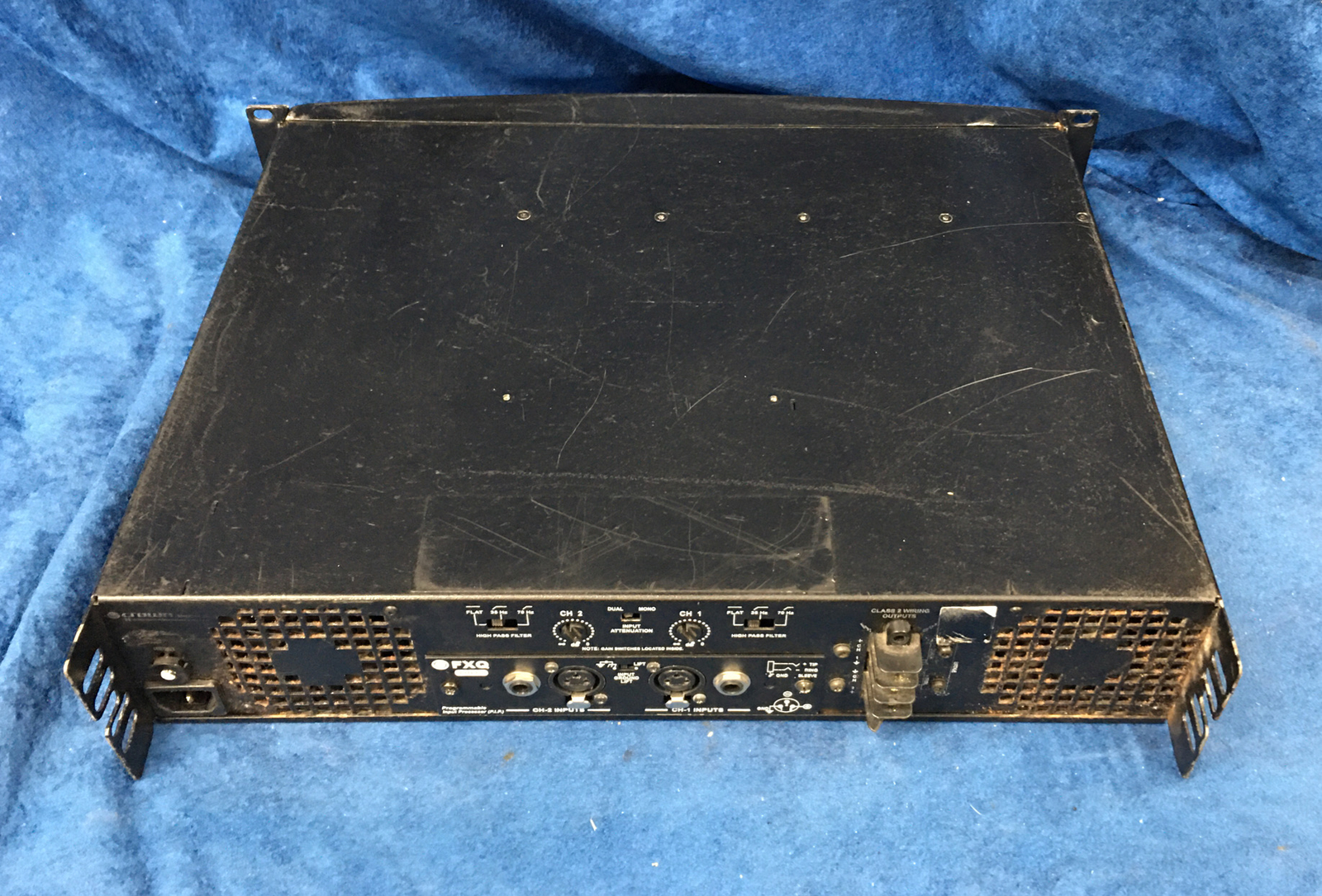 Crown CTs-2000 Two Channel Power Amplifier w/Crown FXQ PIP2 Input Card ...