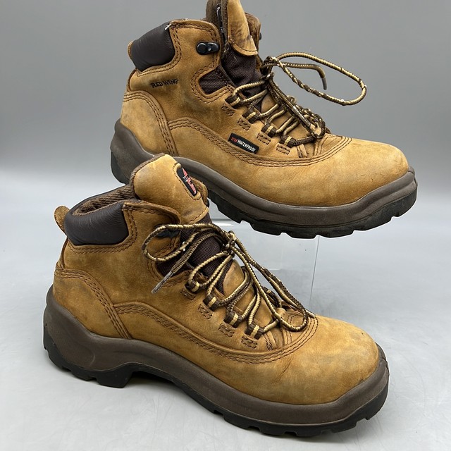 Red Wing Womens 6d Brown Leather 2327 Waterproofed Steel Toe BOOTS EUR ...