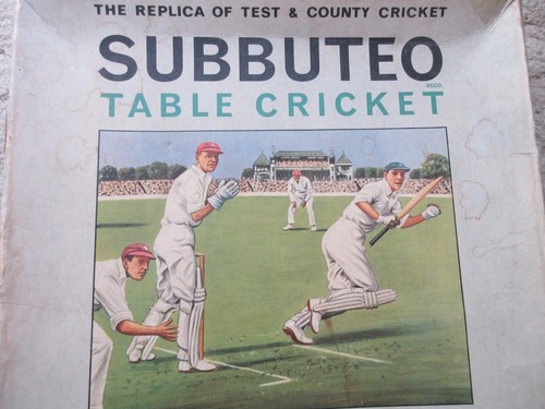 Subbuteo Cricket Accessories - Pitches Scoreboards Batsmen & Umpires ...