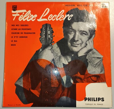 FELIX LECLERC - MOI MES SOULIERS ( EP 45 TOURS ) - V9 - | eBay