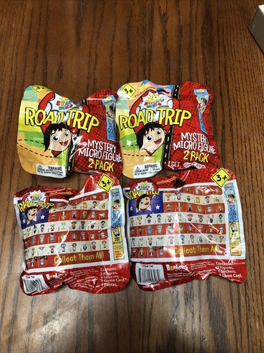 (4)NEW*RYAN’S WORLD ROAD TRIP MYSTERY MICRO FIGURE 2 Pack(8 FIGURES ...