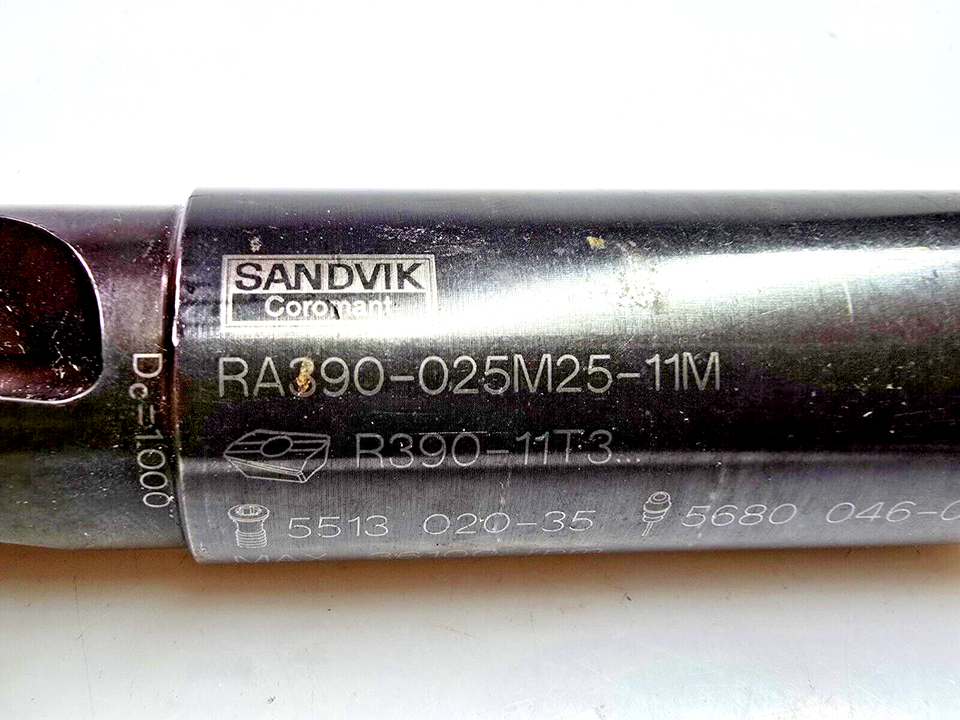 Sandvik Coromant RA390 025M25 11M 1 Indexable End Mill Shoulder Cutter sandvik-coromant-ra390-025m25-11m-1-indexable-end-mill-shoulder-cutter
