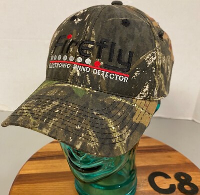 NWOT FIREFLY ELECTRONIC WIND DETECTOR HAT CAMO HUNTING ADJUSTABLE NEVER ...