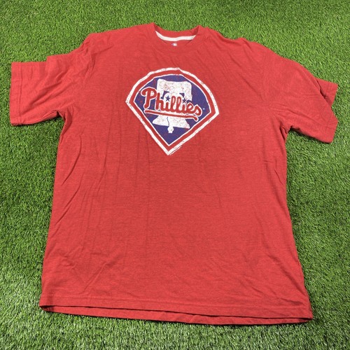 Philadelphia Phillies Shirt Mens 2xl Red Mlb Genuine Merchandise | eBay
