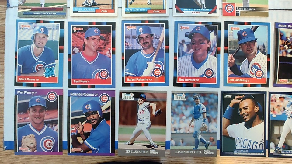 Chicago Cubs 26 Card Lot. 1988-'94 & 2009 Donruss,Topps, Upper deck ...
