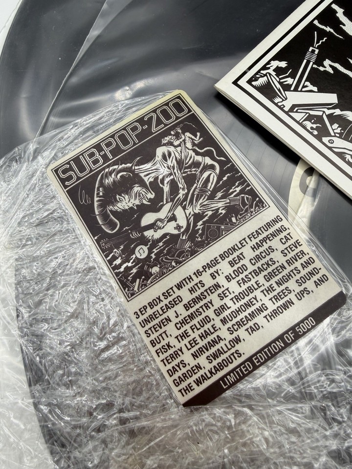 SUB POP 200 Various Artists SUB POP 3X LP VG+ box set with booklet and Hype | eBay