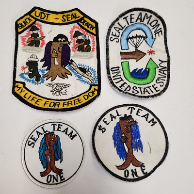 LR0207 Lot of 4 Vietnam Era Navy SEAL/UDT patches L2B | eBay