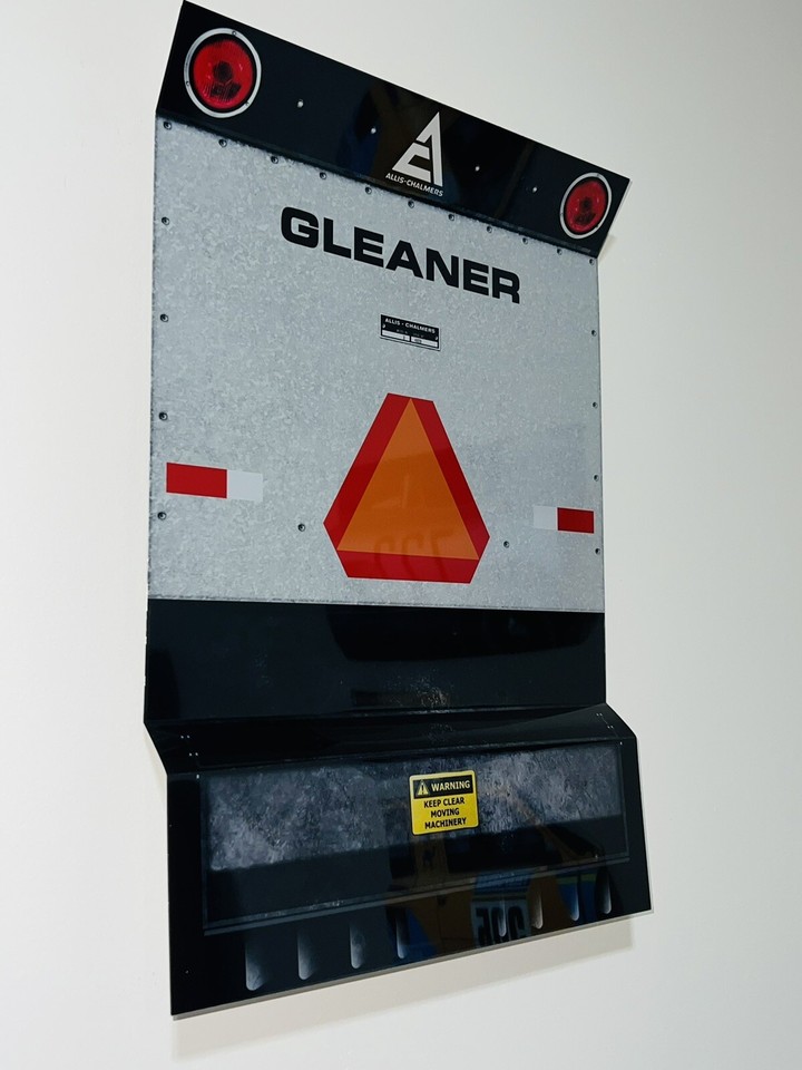 Wow!! Curved Allis Chalmers GLEANER COMBINE farm Equipment Tractor 3D ...