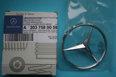 Genuine Mercedes-Benz W203 W164 W166 W204Rear Boot Badge Emblem Star ...