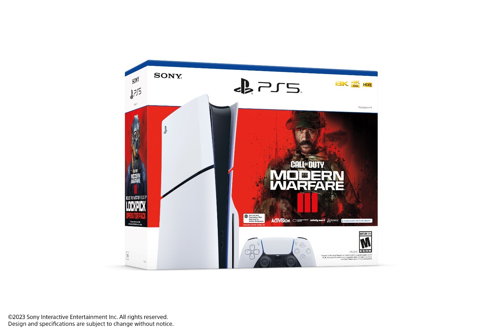 Sony Ps5 Slim Blu Ray Edition Call Of Duty Modern Warfare Iii Bundle
