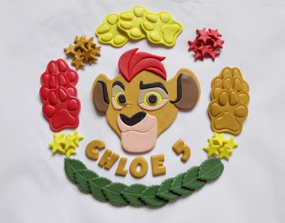 Kion Lion Guard Cake Topper Edible Fondant Personalised Birthday ...