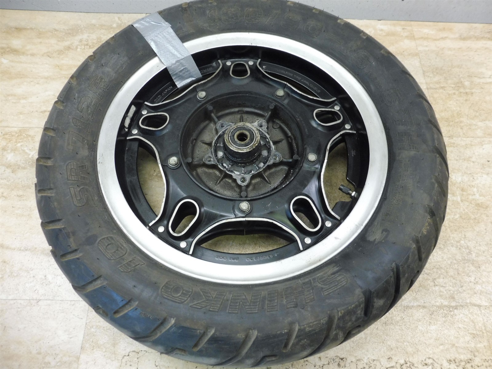 1981 Honda CX500 Custom CX500C H881-10' rear wheel rim comstar 16in | eBay