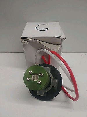 NEW OLD STOCK! ALERT LIGHTING GREEN 12-24V 3-CHIP LED BULB W/ BASE ALC ...