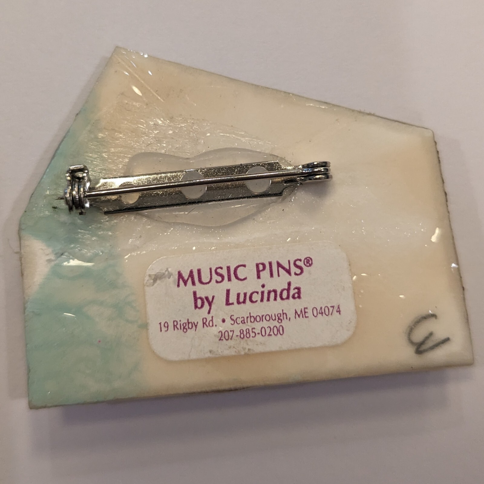 Lucinda Yates, Music PINS Jewelry with Treble clef musical notes blues ...