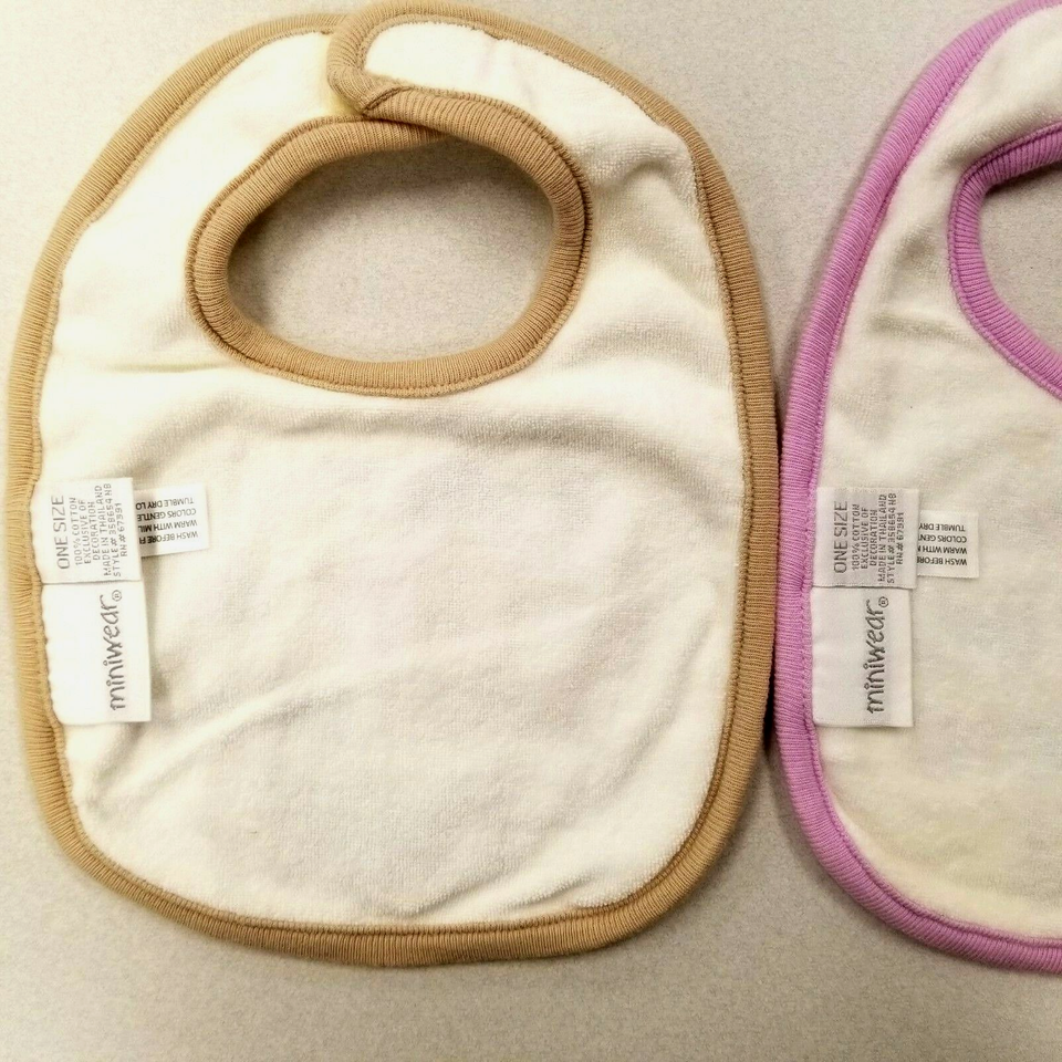 Baby Bibs for Twins "Think I'm Cute? See my Twin" (Lot of 2) One Size ...