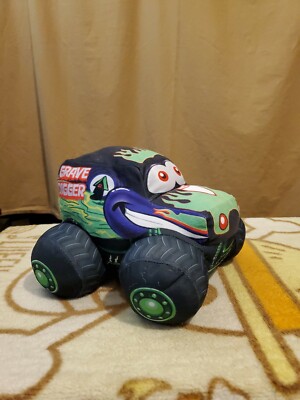 Monster Jam Truckin Pals Approx 9" Grave Digger Plush Monster Truck | eBay