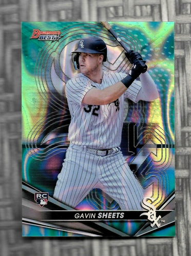 GAVIN SHEETS 2022 TOPPS BOWMANS BEST TEAL SP ROOKIE RC CARD #'D /199 ...