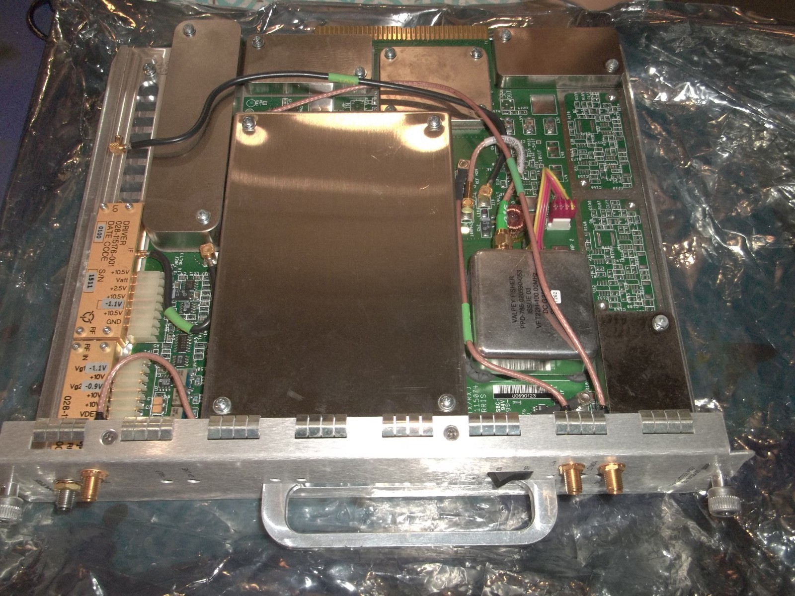 HARRIS TRANSMITTER ASSY ASSEMBLY PLUG IN CARD BOARD 192-115038-001 BM20 ...