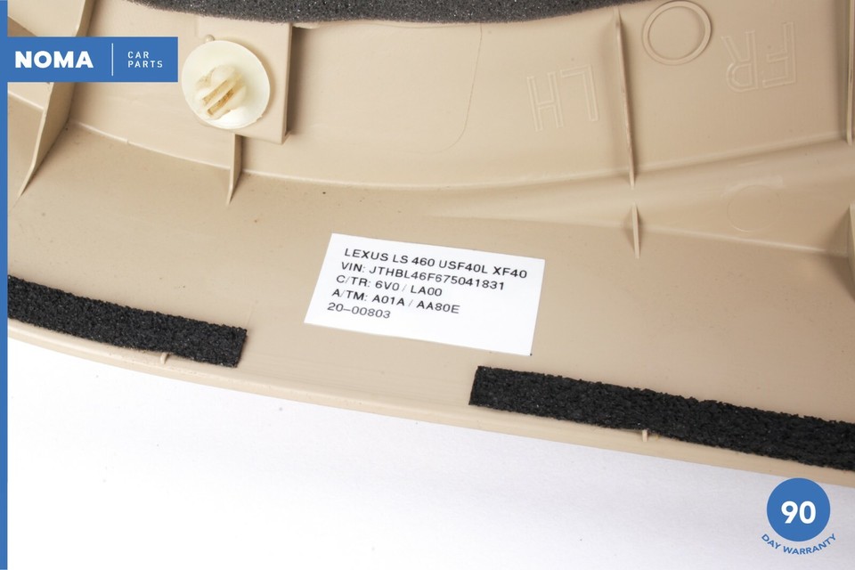 07-12 Lexus XF40 LS460 Front Left Driver Side Door Trim Panel 67712 ...