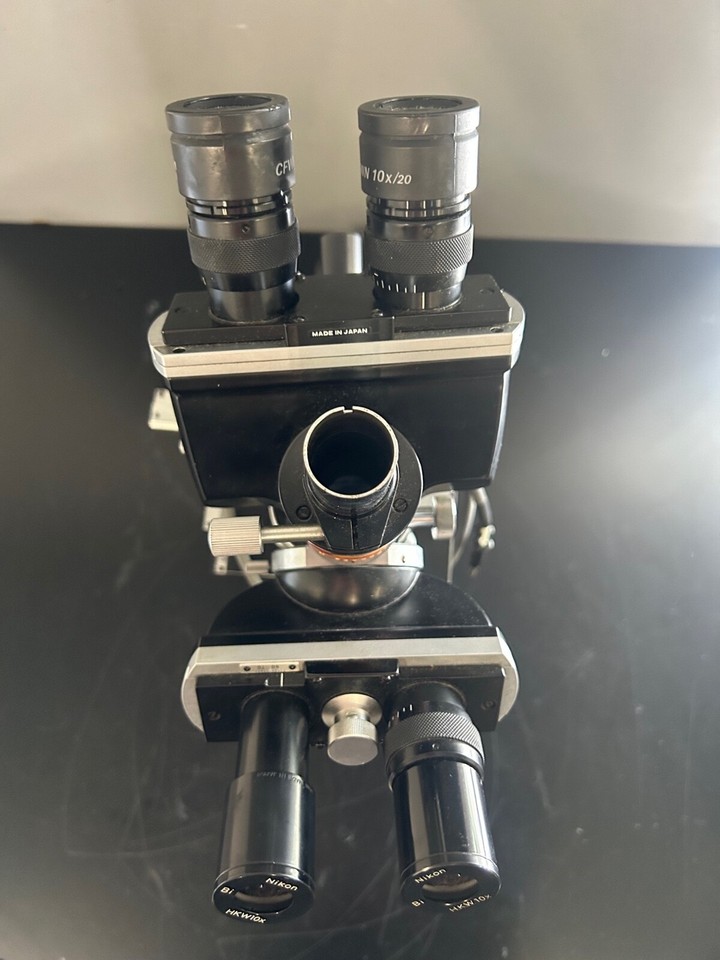 NIKON DUAL TEACHING MICROSCOPE AND OBJECTIVES | eBay