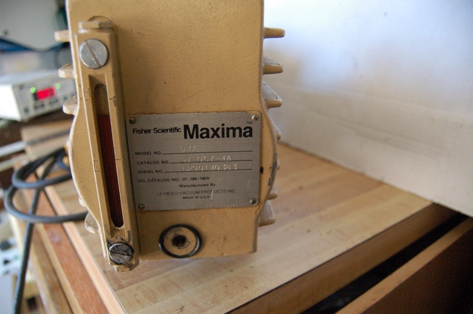 Fisher Scientific D4 D4A Maxima Rotary Vane Dual Stage Mechanical ...