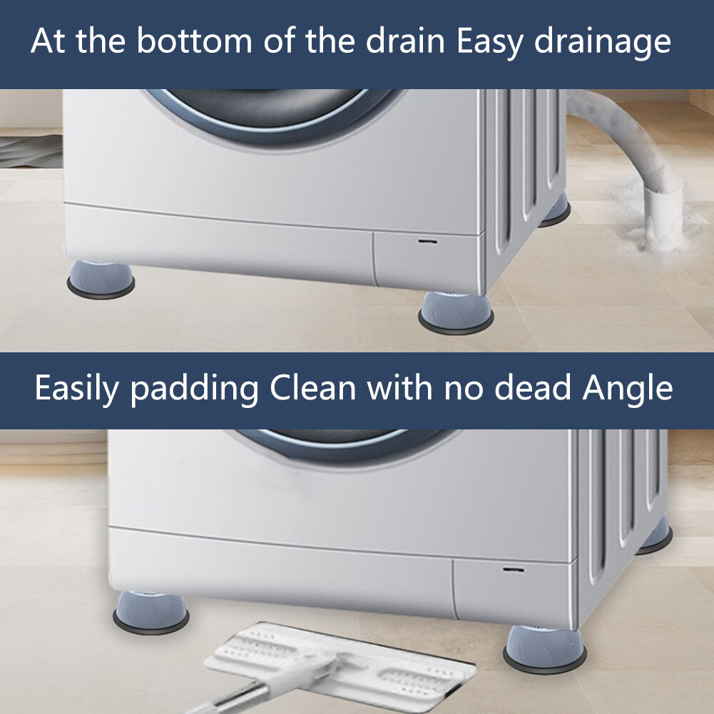 4pcs Dryers Foot Pads Kitchen For Washing Machine Anti Slip Vibration ...