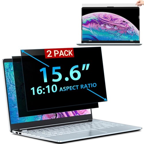 2 Packs 15.6 Inch 16:10 Laptop Privacy Screen Filter - Computer Monitor ...