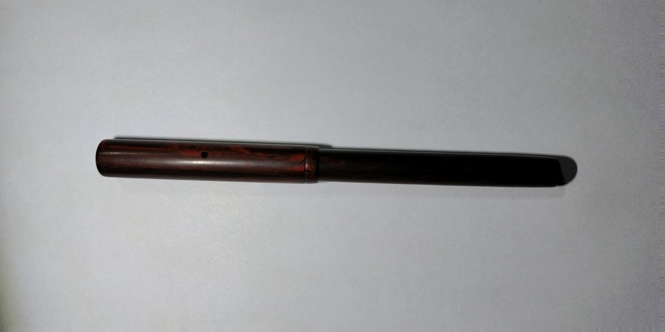 Rare Vintage #12 Waterman's Ideal Fountain Pen Woodgrain Gold Nib Pat ...