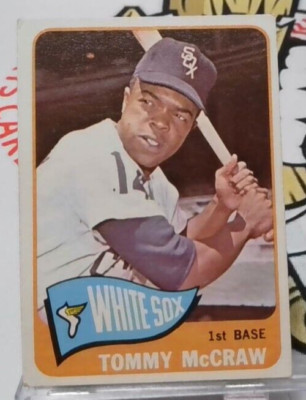 #3056 1965 TOPPS BASEBALL HIGH NUMBER SP TOMMY MCCRAW #586 | eBay