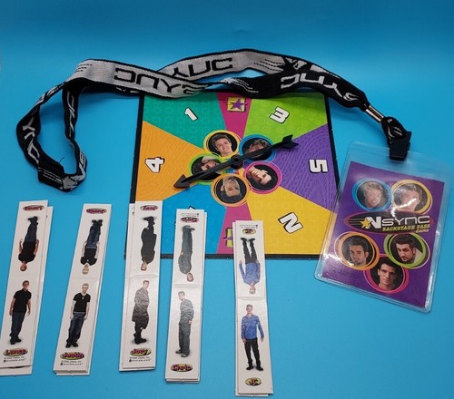NSYNC BOARD GAME REPLACEMENT PIECES • Vintage 2000 Backstage Pass ...
