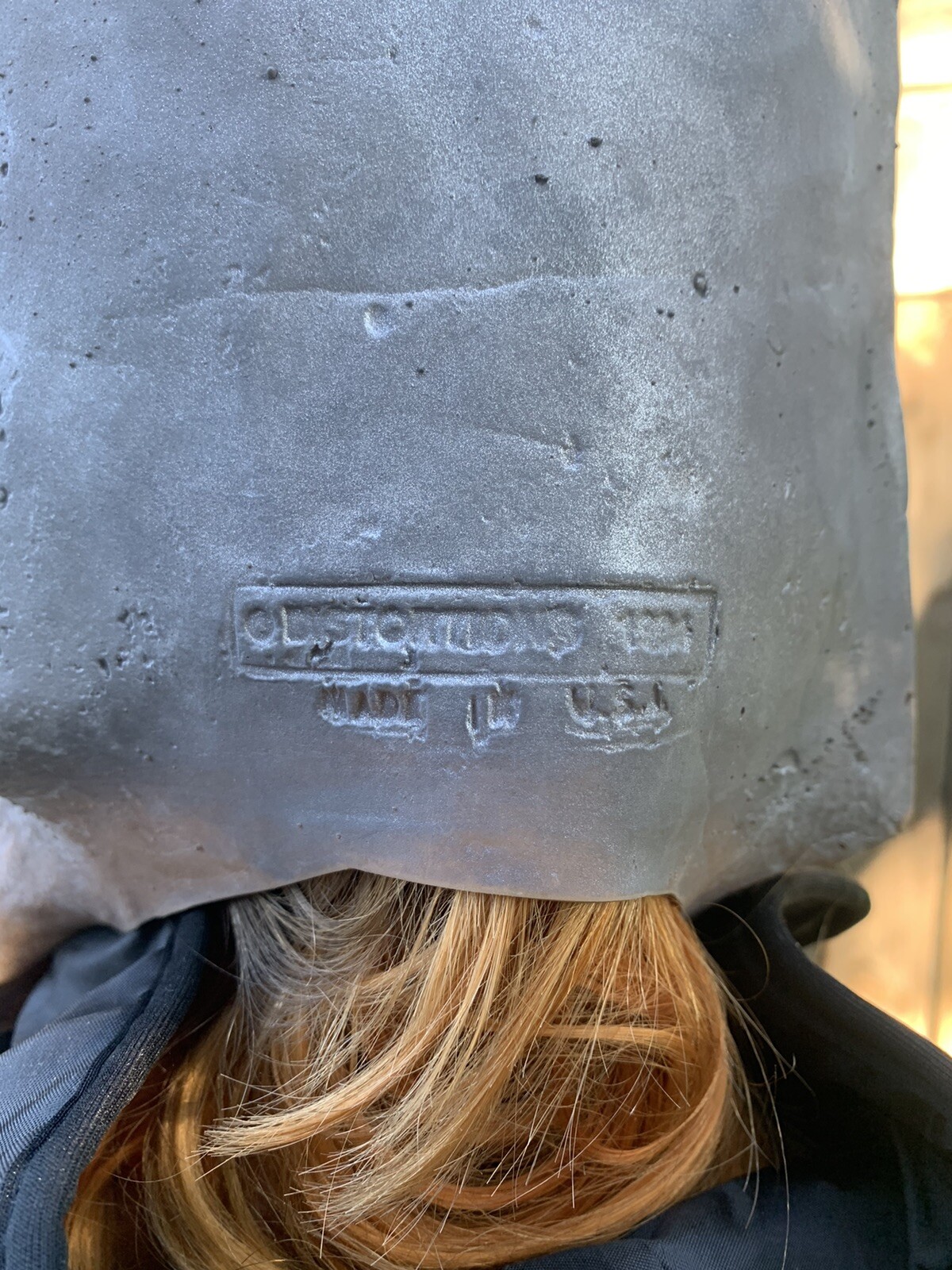 Vintage 500 lb smashed head Rubber Latex Mask Hallowe… - Gem