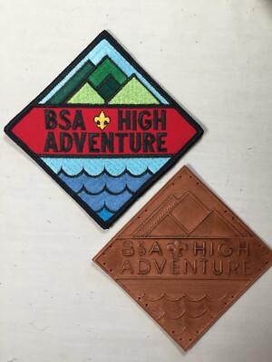 Scout Award High Adventure Pocket Leather set BSA Activity Patch | eBay