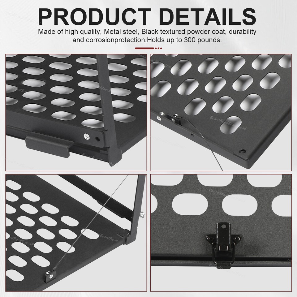 Tailgate Table Foldable Cargo Storage Shelf For 2021-2024 Ford Bronco 2 ...