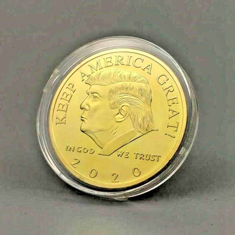 2020 US DONALD TRUMP Inauguration Gold Plated coin President MINT ...