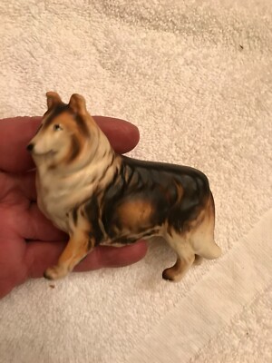 PORCELAIN MADE IN JAPAN COLLIE DOG | eBay