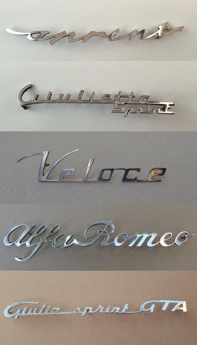 ALFA ROMEO GIULIETTA - SPRINT - GIULIA SPRINT GTA - VELOCE- SPIDER ...