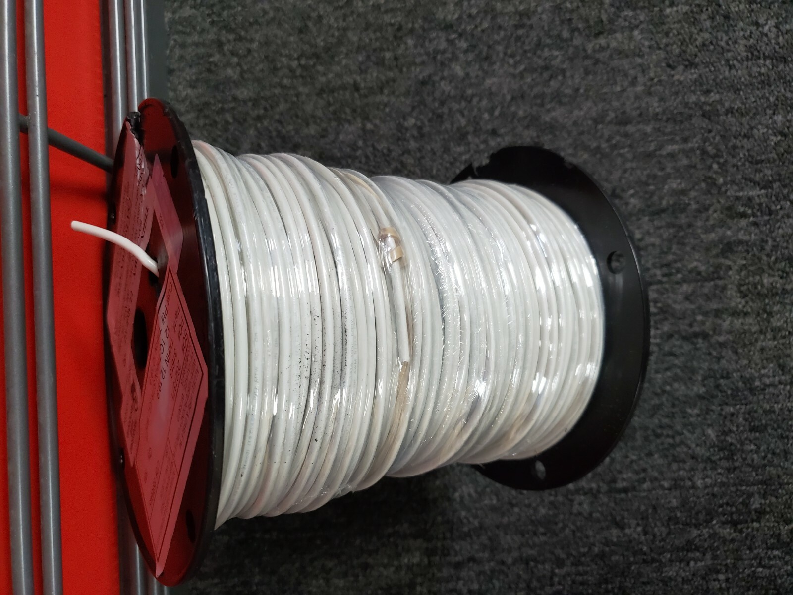 Copper WHITE 600 volt CSA Type TWN75/T90 Processed wire-LR107295 (500FT ...