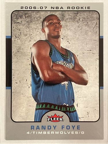 2006-07 Fleer Randy Foye #210 Rookie RC Basketball Minnesota ...