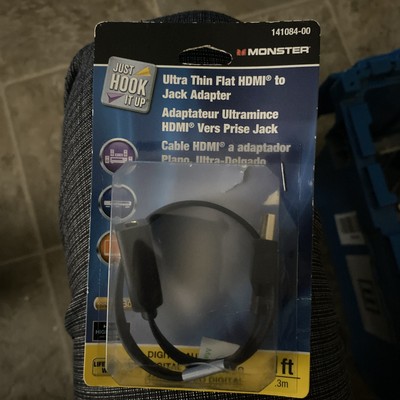 Monster 3 Feet 3.5mm Stereo Plug/Plug M/M Cable - Black Free Shipping ...