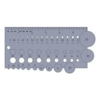 CRB Fishing Rod Tip Top & Guide Sizing Gauge | eBay